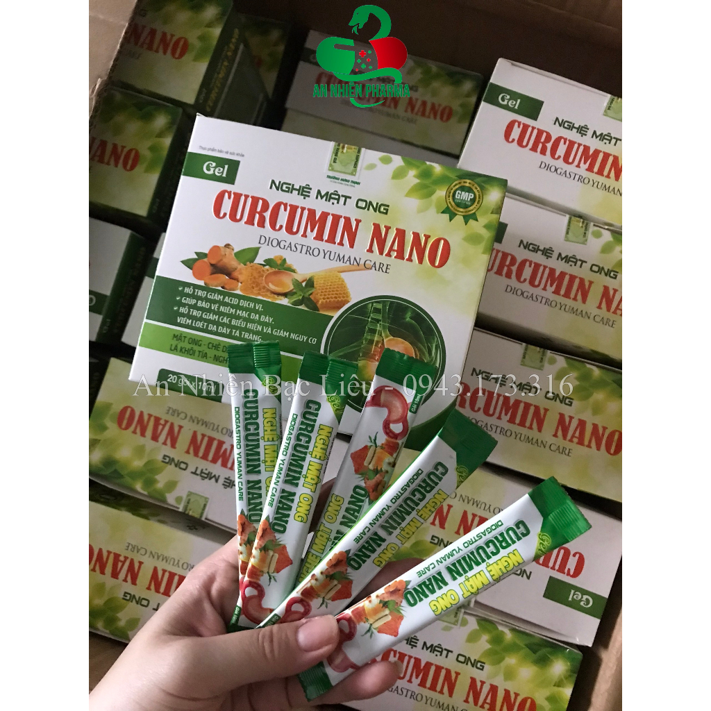 Gel Curcumin nano (Hộp 20 gói/10ml) | Shopee Việt Nam
