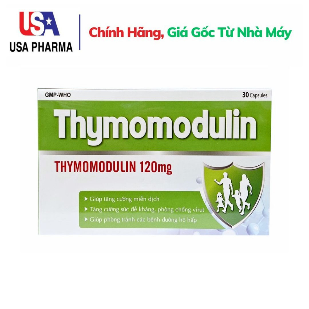 Viên uống Thymomodulin 120mg tăng cường sức đề kháng, phòng tránh bệnh ...