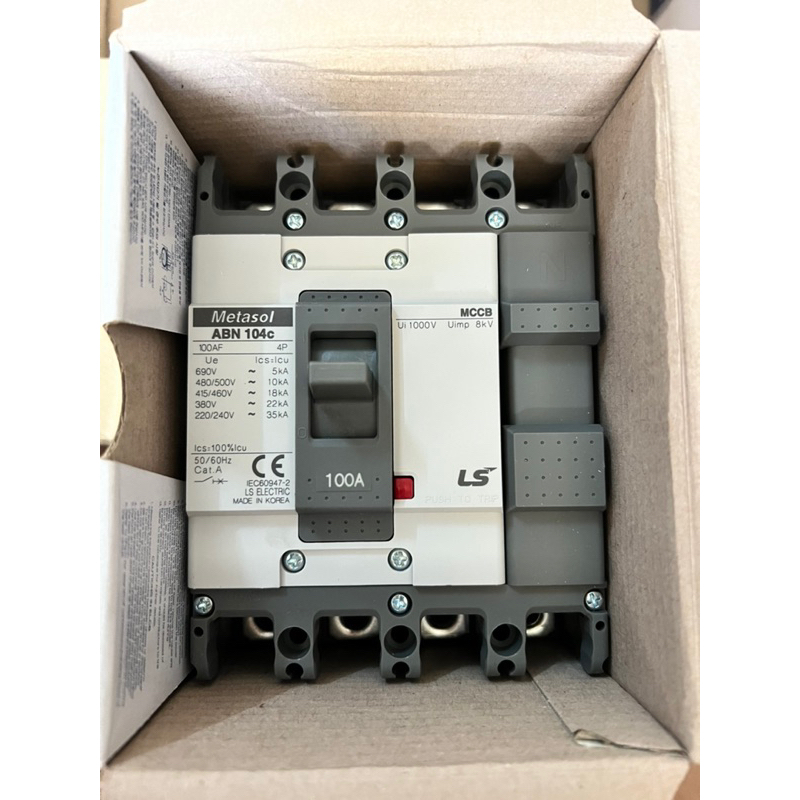 [Chính hãng ] MCCB 100A - Aptomat LS MCCB 4P 100A 22kA | Shopee Việt Nam