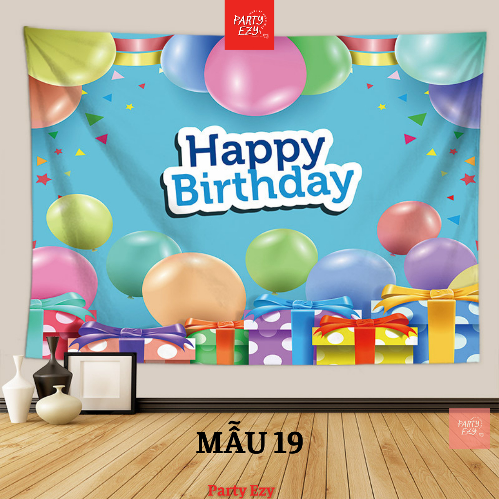 BACKDROP/VẢI TREO TƯỜNG TRANG TRÍ TIỆC SINH NHẬT (NHIỀU MẪU, 2 SIZE ...