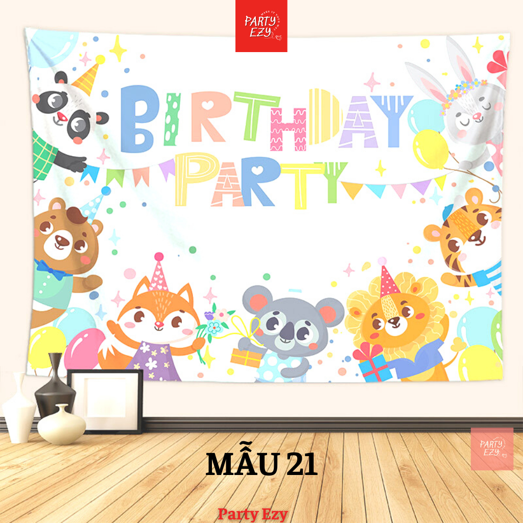BACKDROP/VẢI TREO TƯỜNG TRANG TRÍ TIỆC SINH NHẬT (NHIỀU MẪU, 2 SIZE ...