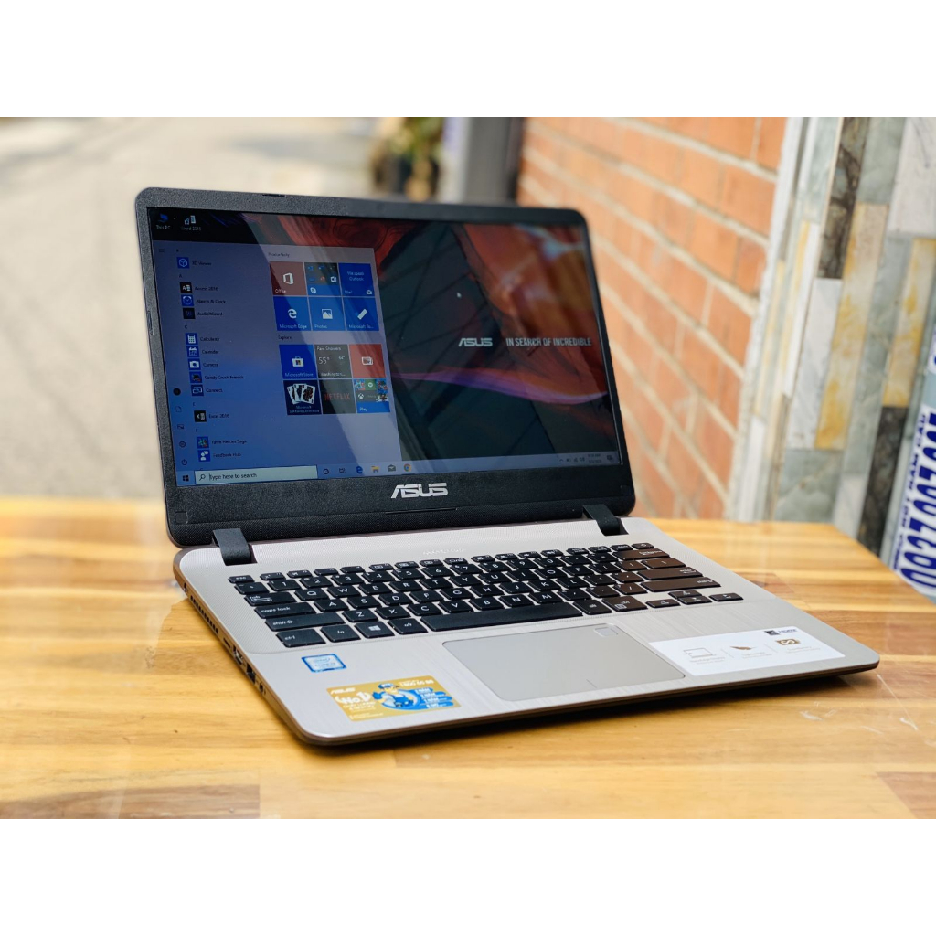 ASUS VIVOBOOK X407 CORE I3 7020U RAM 4G SSD 128G 14INCH GOLD | Shopee ...