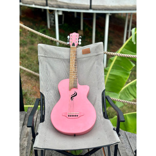 [MÃ giảm 40K]Đàn Guitar Mini Acoustic Mã Pink DC-02 Chính Hãng ST.Real ...