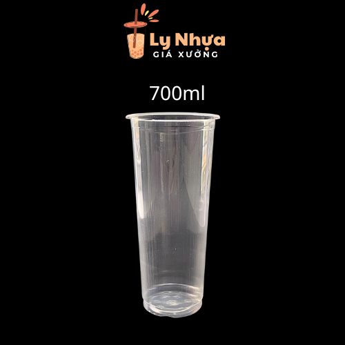 Combo 50 Ly Nhựa Tim 90mm Trong Suốt Loại Dầy Dung Tích 500ml, 700ml ...