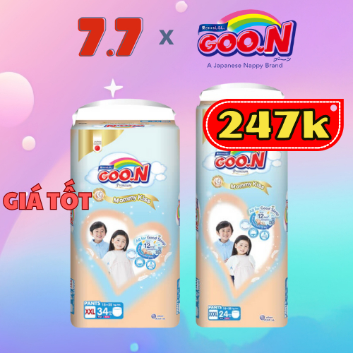 Bỉmtã Goon Mommy Kiss Mẫu Mới Goon Premium Cũ đủ Size M54l44xl40xxl34xxxl24 Shopee Việt Nam 