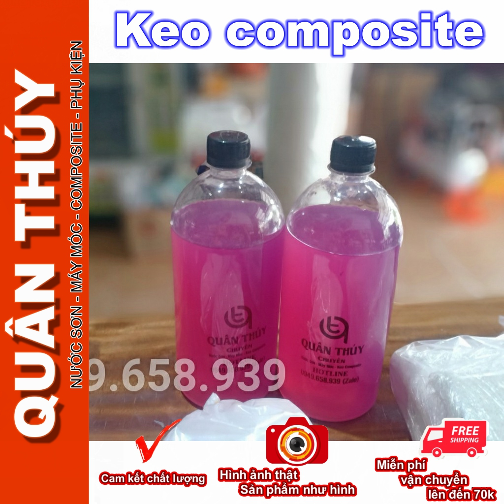 [GIÁ Sỉ] 1KG NHỰA COMPOSITE - KEO POLYESTER RESIN (chưa bao gồm xúc tác ...