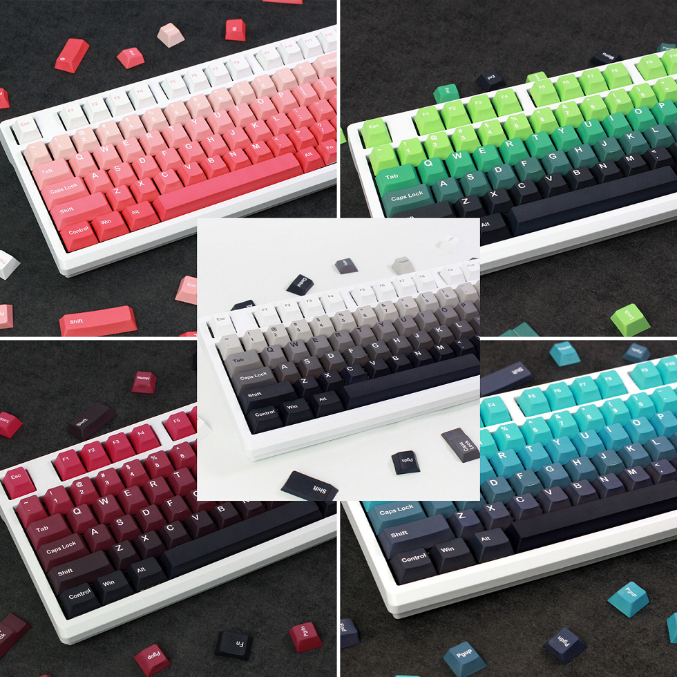 Keycap PBT Gradient Polar Day - Cherry profile - In Dyesub | Shopee ...