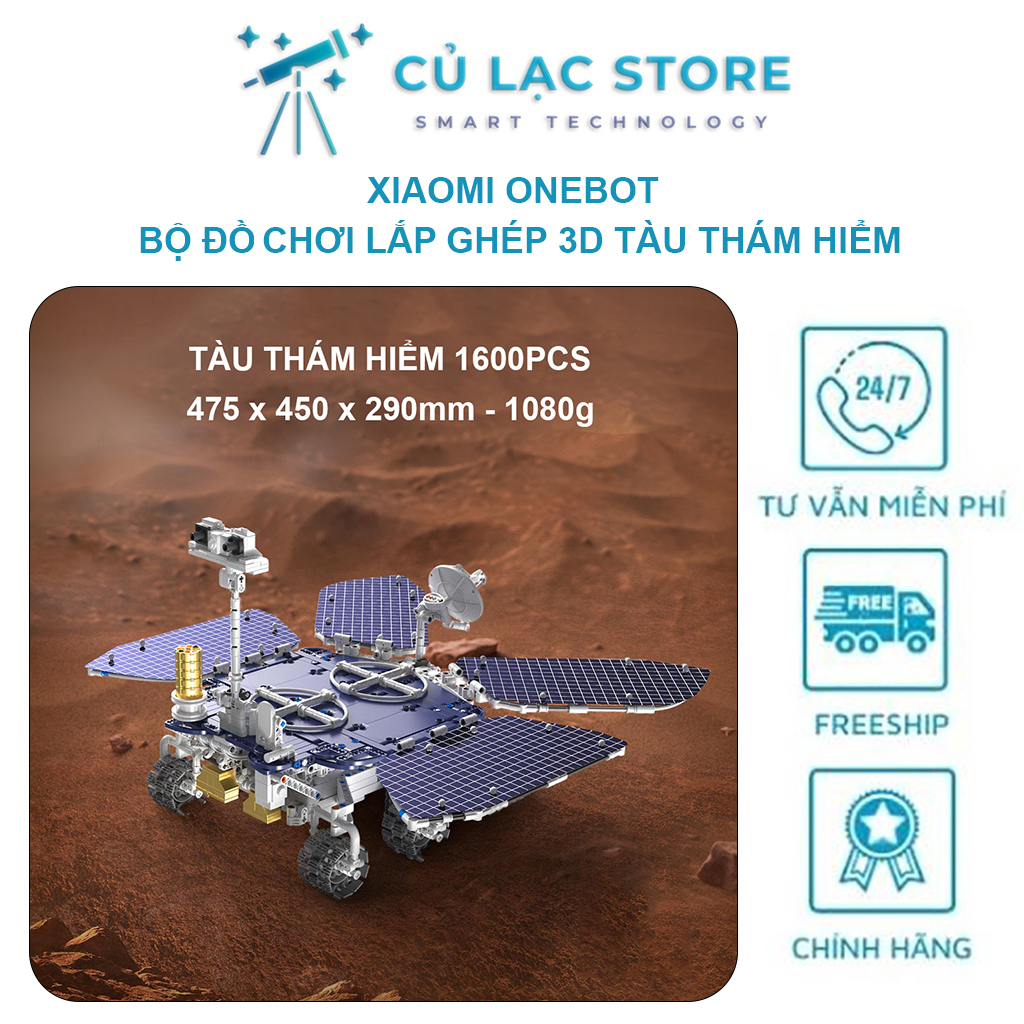 [Xiaomi Onebot] Bộ đồ chơi xếp hình lắp ráp tàu thám hiểm, hướng dẫn ...