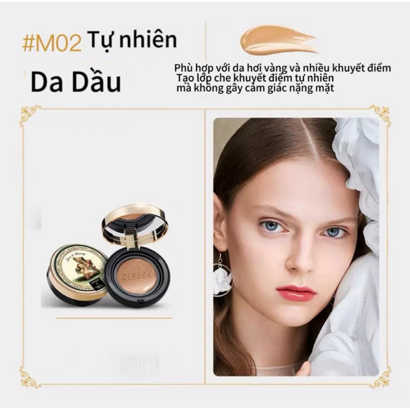 [ZEESEA] Cushion / Phấn Nước BB Cream Trang Điểm ZEESEA Thiên Thần British 13g | Shopee Việt Nam
