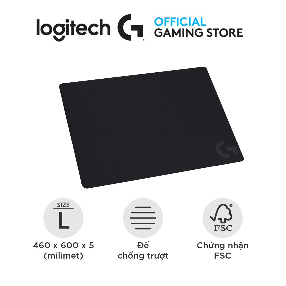 Logitech G740 Large Thick Cloth Gaming Mousepad - 460x400(mm ...