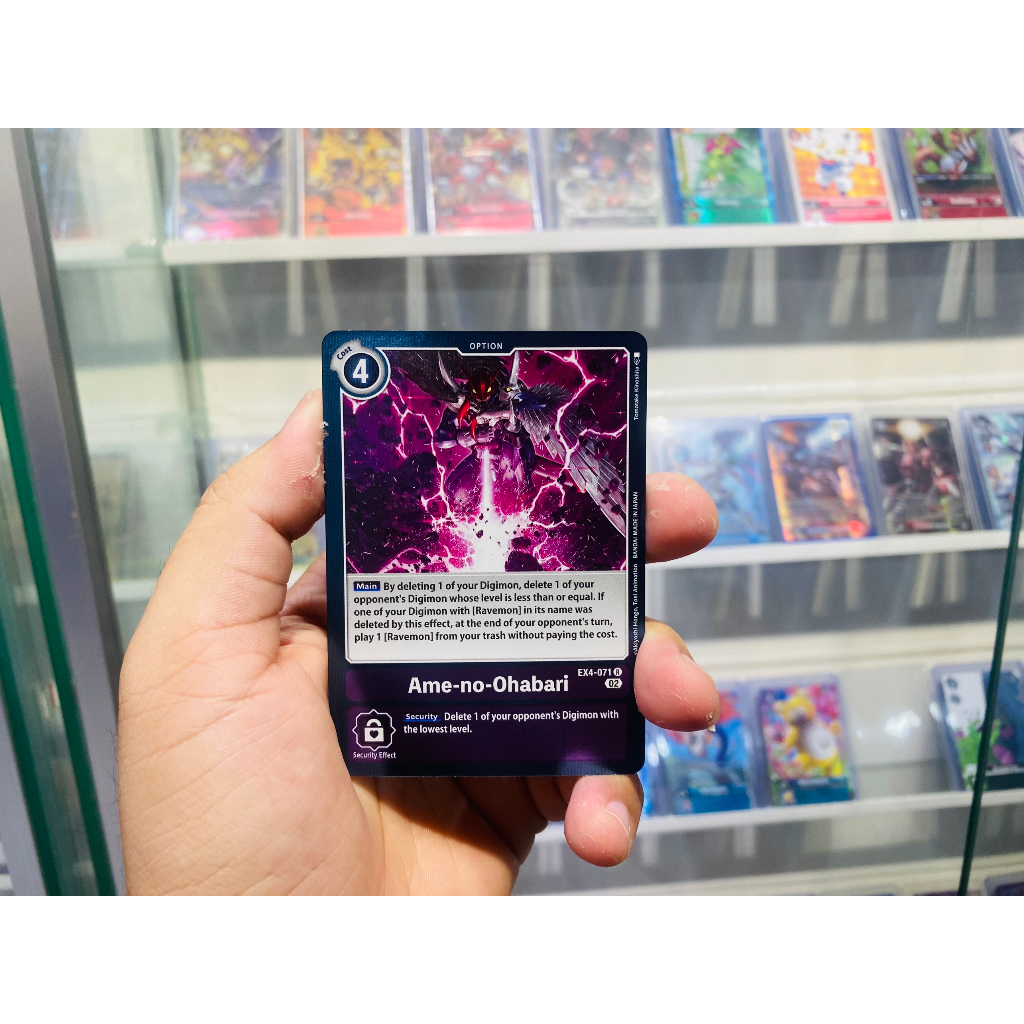 Thẻ Bài Digimon EX4-071 - Ame-no-Ohabari - Purple - Option - Rare | Shopee Việt Nam