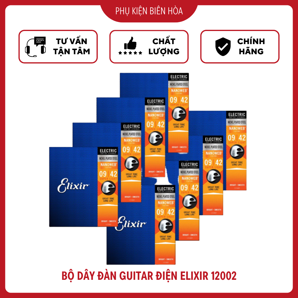 Bộ dây đàn guitar điện Elixir 12002 cỡ dây 9/2 size 9 | Shopee Việt Nam