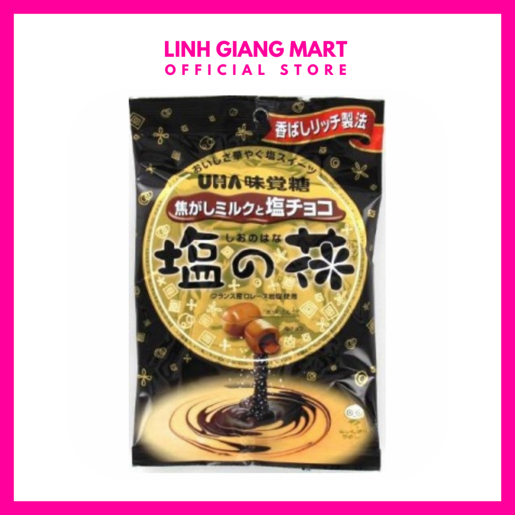 UHA Shio No Hana Milk Candy - Kẹo Caramen Nhân Socola Muối - Hàng Nhật Bản Chính Hãng - Gói 80g ...
