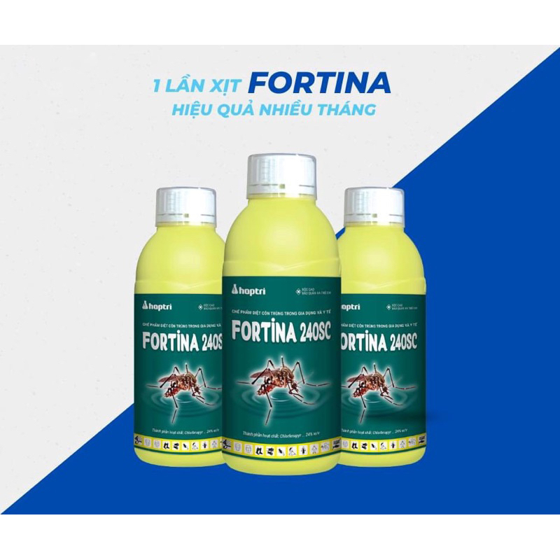 Chế phẩm diệt côn trùng HỢP TRÍ Fortina 240SC trong gia dụng và y tế ...