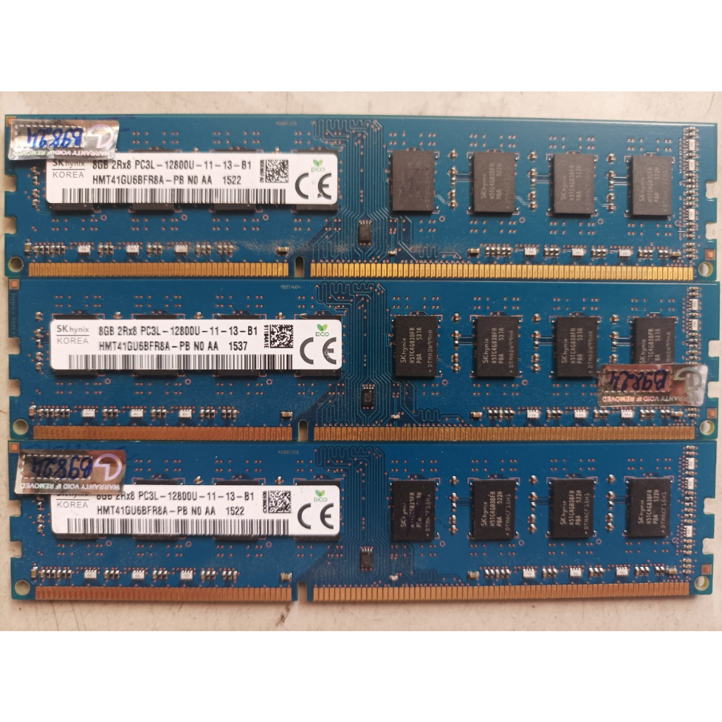 Ram PC 8GB DDR3L bus 1600 , 8GB DDR4 bus 2133/2400 ram zin máy đồng bộ ...