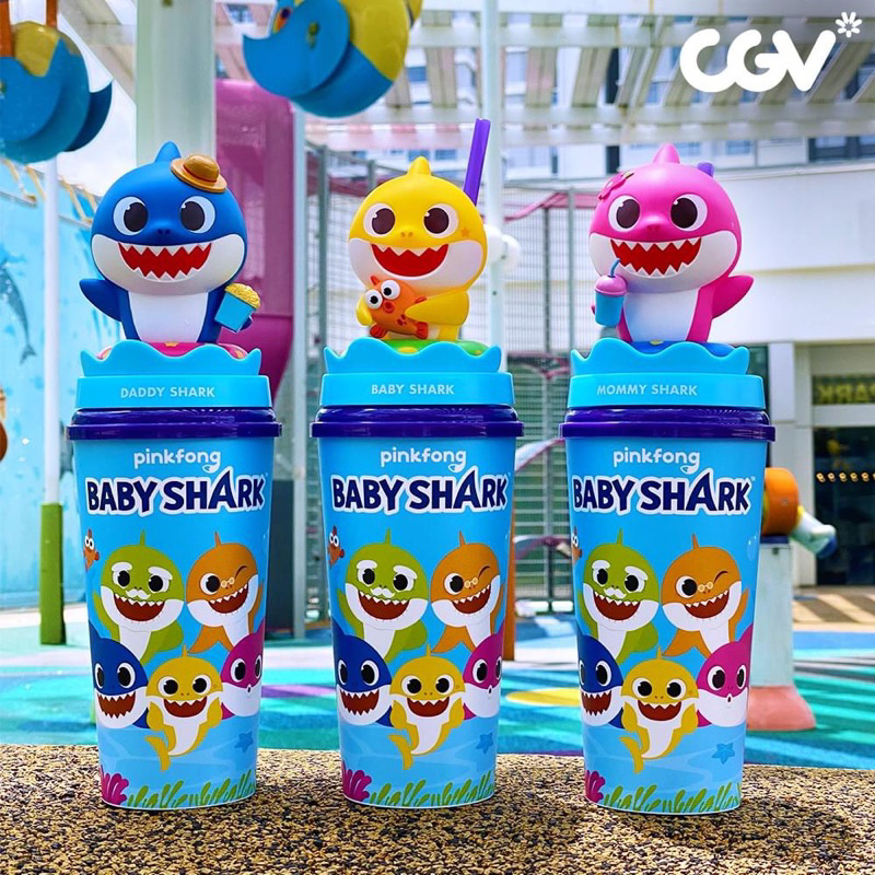LY NƯỚC CGV TOPPER 3D BABY SHARK ( HÀNG CÓ SẴN ) | Shopee Việt Nam