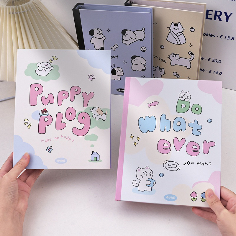 Binder A5 Puppy Plog/ Album Bìa Cứng đựng Ảnh, card ( KHÔNG KÈM RUỘT ...