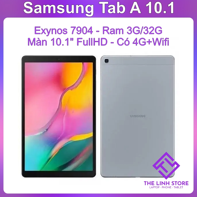 Máy tính bảng Samsung Tab A 10.1 T517 có 4G - Ram 3G 32G | Shopee Việt Nam