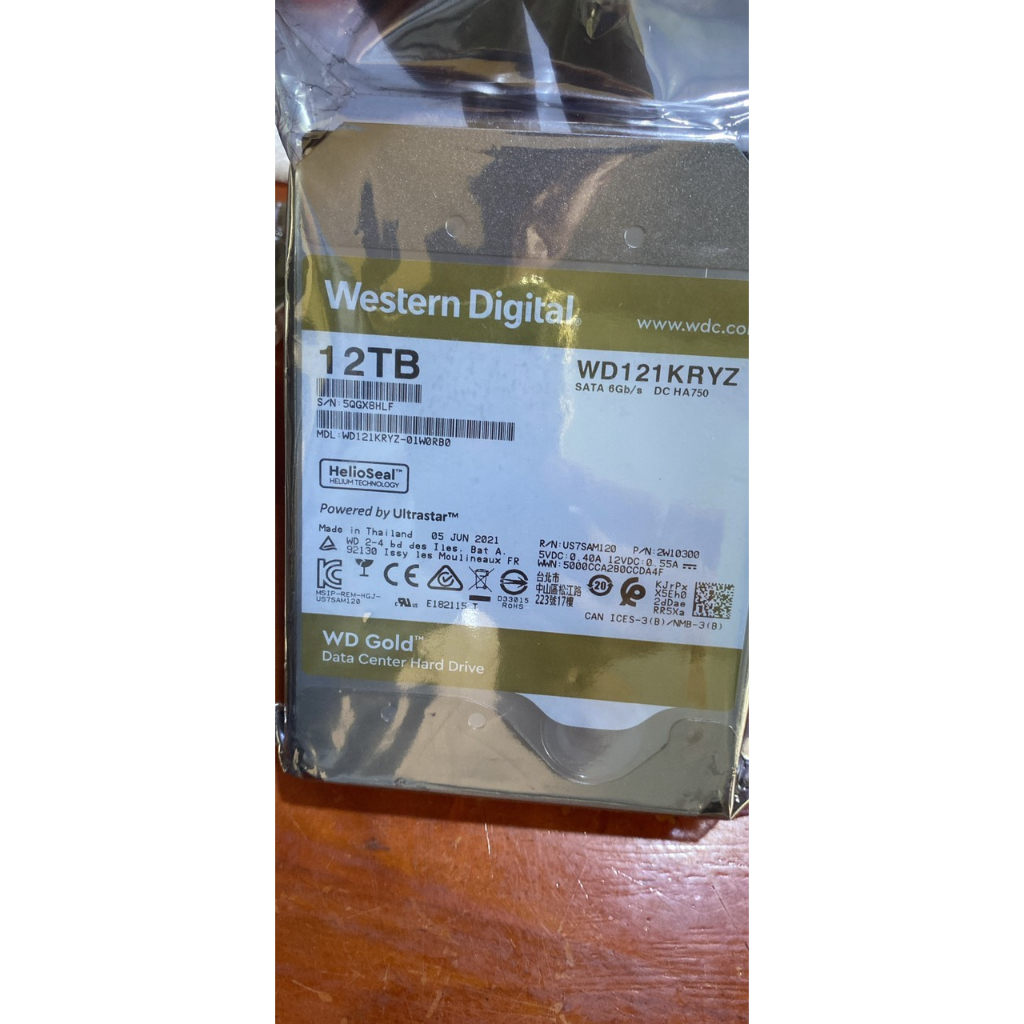 Ổ cứng WD GOLD (12TB/3.5/SATA 3/256MB CACHE/7200RPM) | Shopee Việt Nam