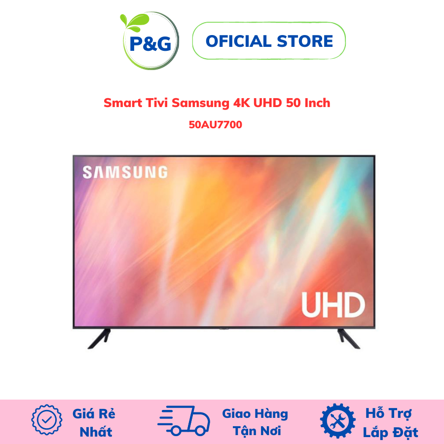 Tivi Samsung 50AU7700 Smart UHD 4K 50 inch UA50AU7700 chính hãng ...