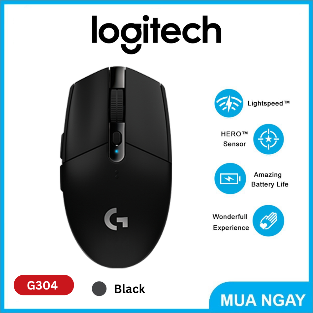 LOGITECH G304 - Chuột Chơi Game Không Dây LightSpeed Dành Cho Máy Tính ...