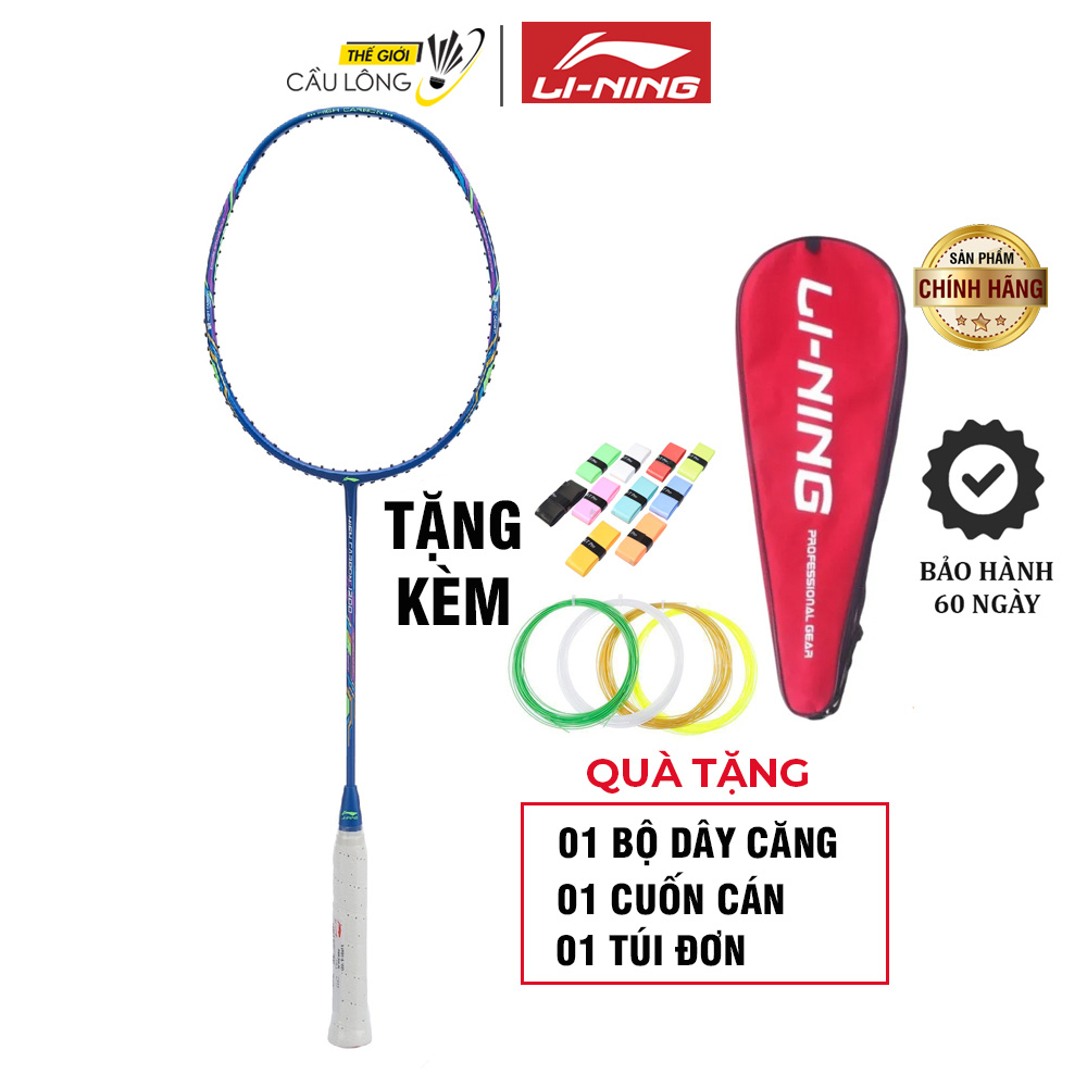 Vợt cầu lông Lining HC 1200 Xanh chính hãng, tặng quấn cán, tặng cước ...
