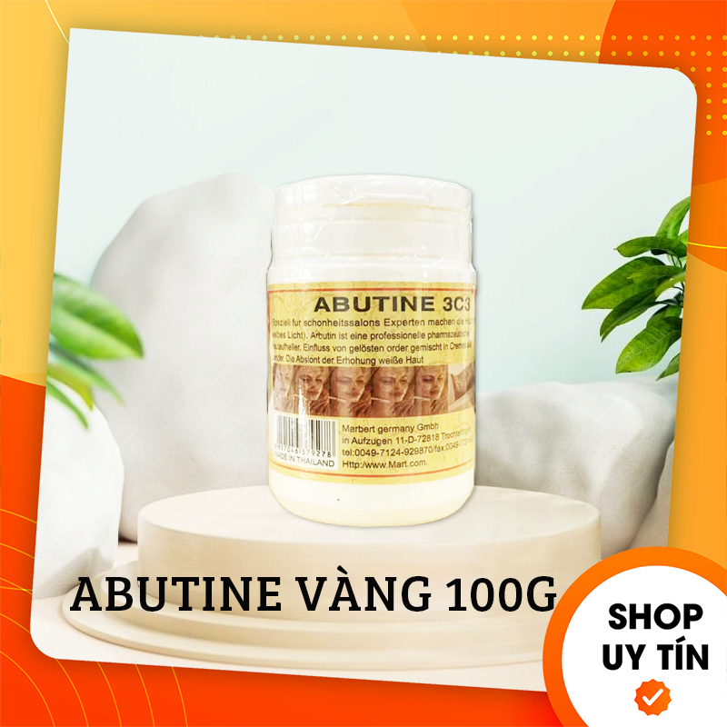 [Chính Hãng] Kem Kích Trắng Abutine 3C3 Màu Vàng 100g | Shopee Việt Nam