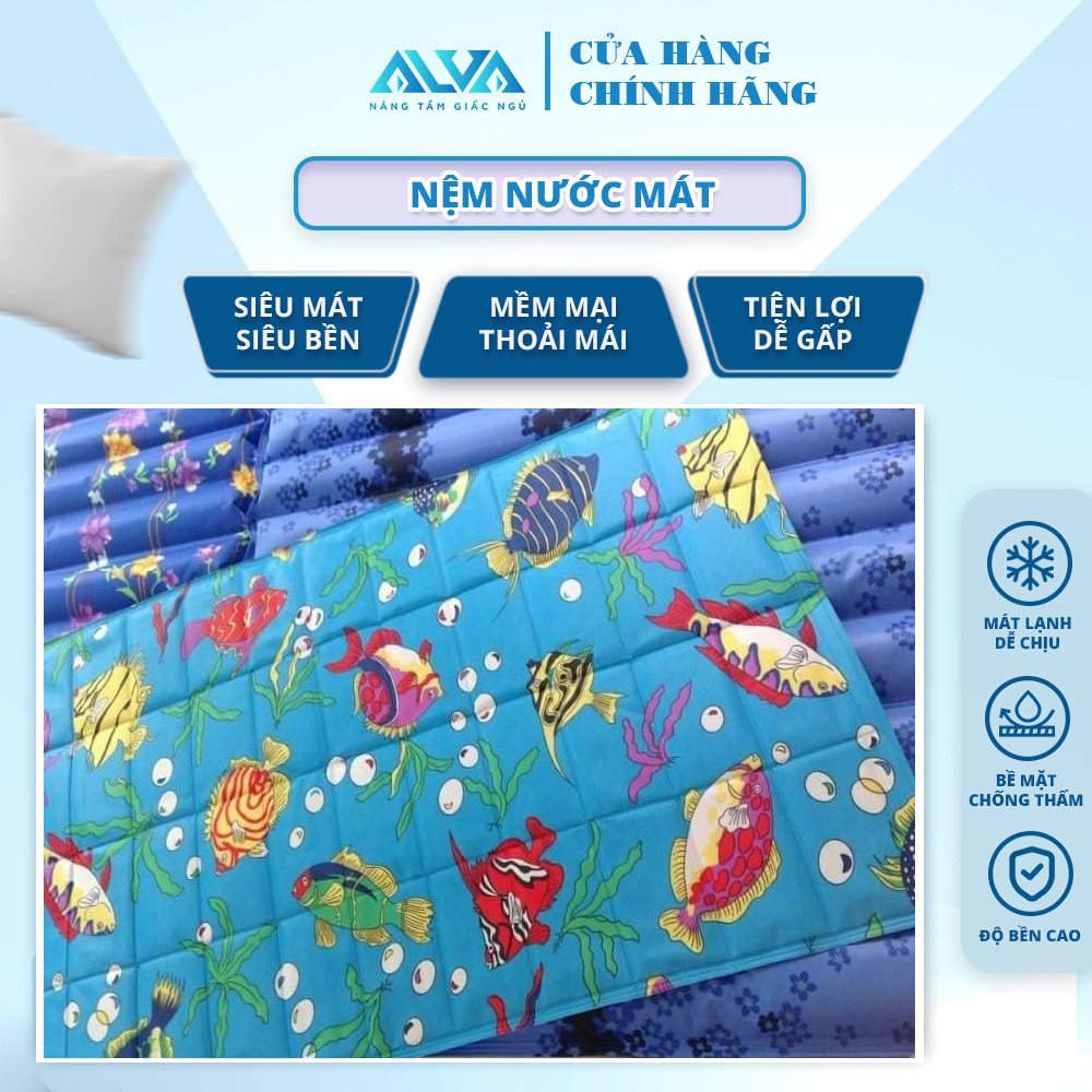 Nệm nước em bé, nệm lót nôi BABY ALVA, SIZE 50x90cm cấu trúc ô nước ...