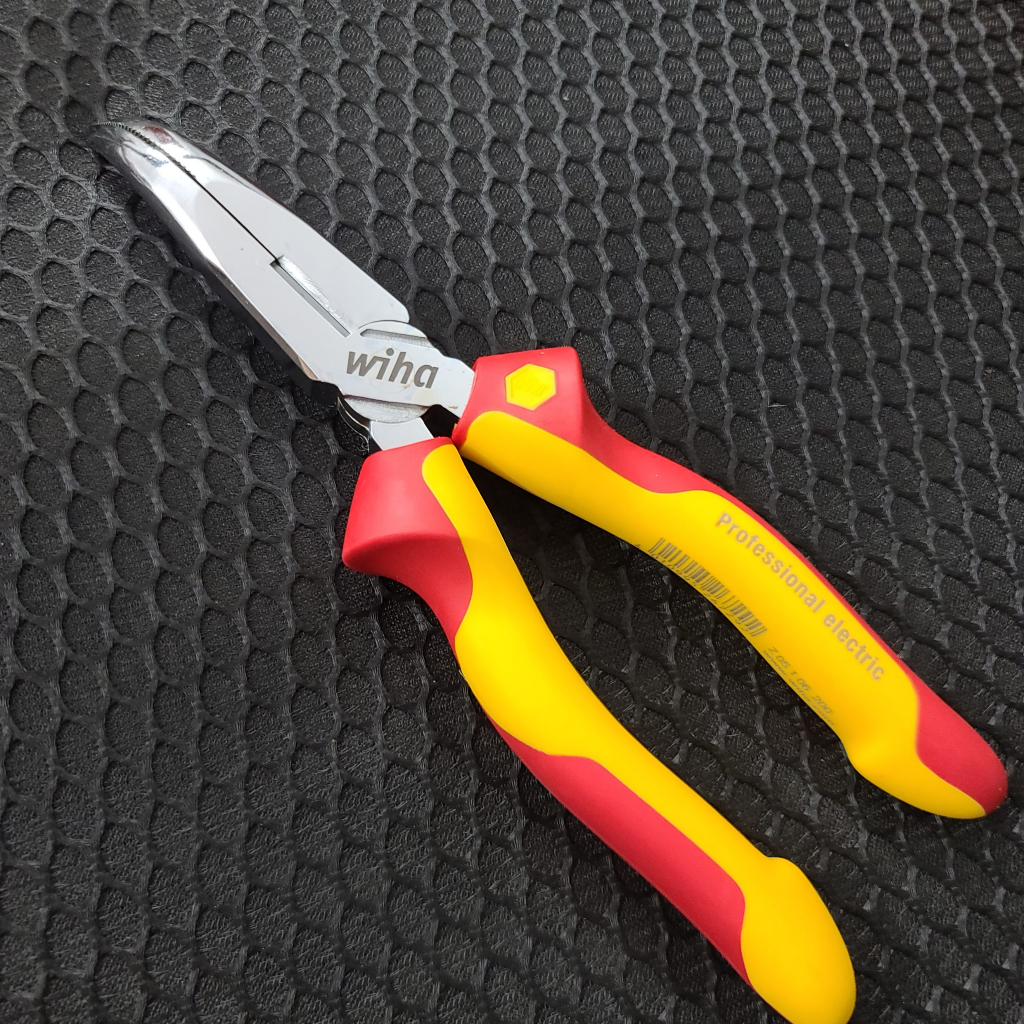 Kìm nhọn mỏ cong cách điện 1000V 200mm Wiha 26729 | Shopee Việt Nam