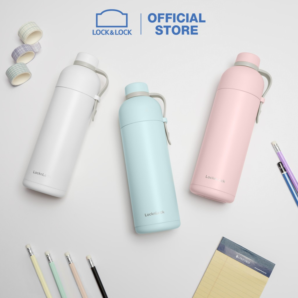 (HÀNG CHÍNH HÃNG) Bình giữ nhiệt Lock&Lock Belt Bottle 490ml - LHC4267 (3 màu) | Shopee Việt Nam