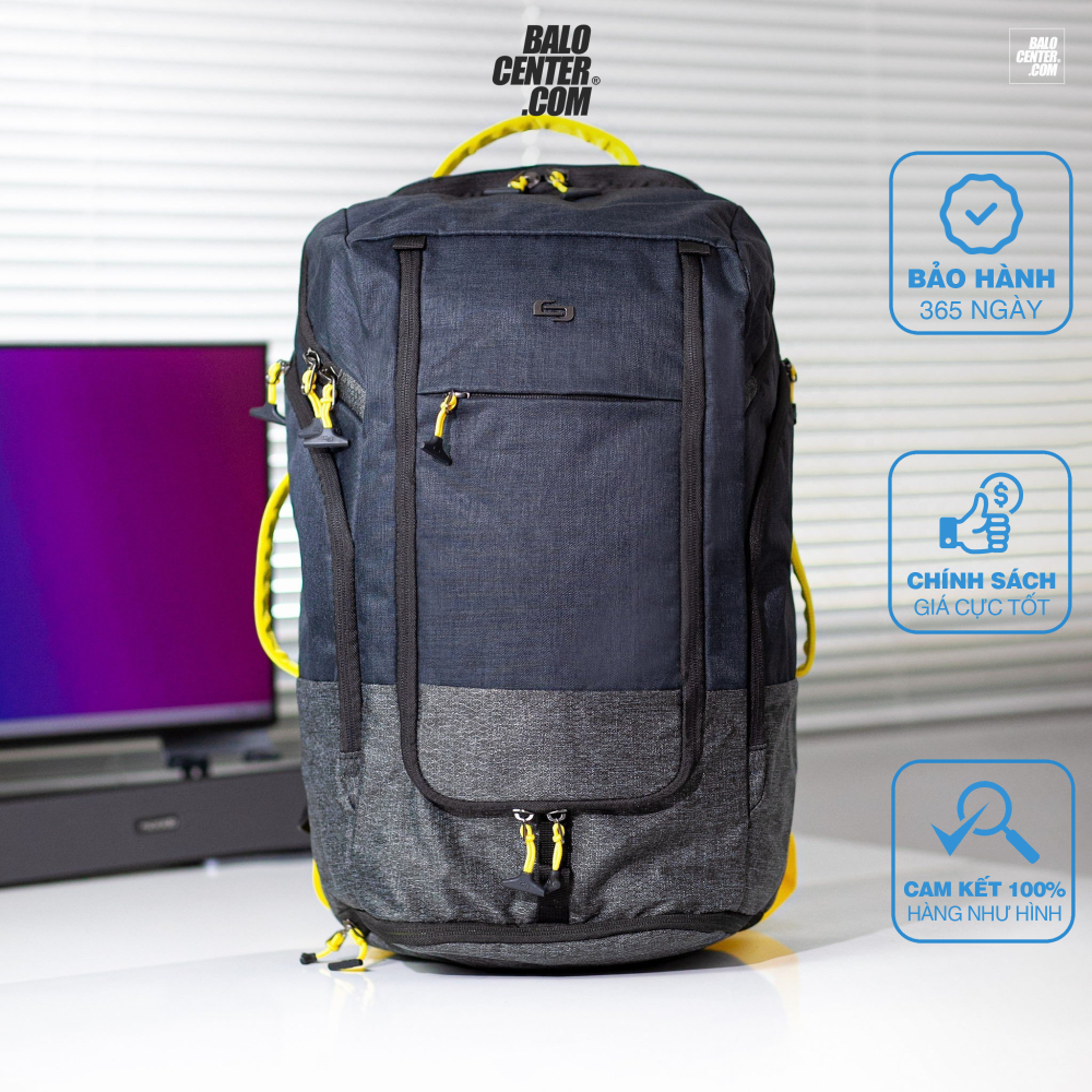 Balo Laptop/ Balo Du Lịch Thể Thao Có Ngăn Đựng Giày, Ngăn Chống Sốc Laptop 17.3” Solo Velocity ...
