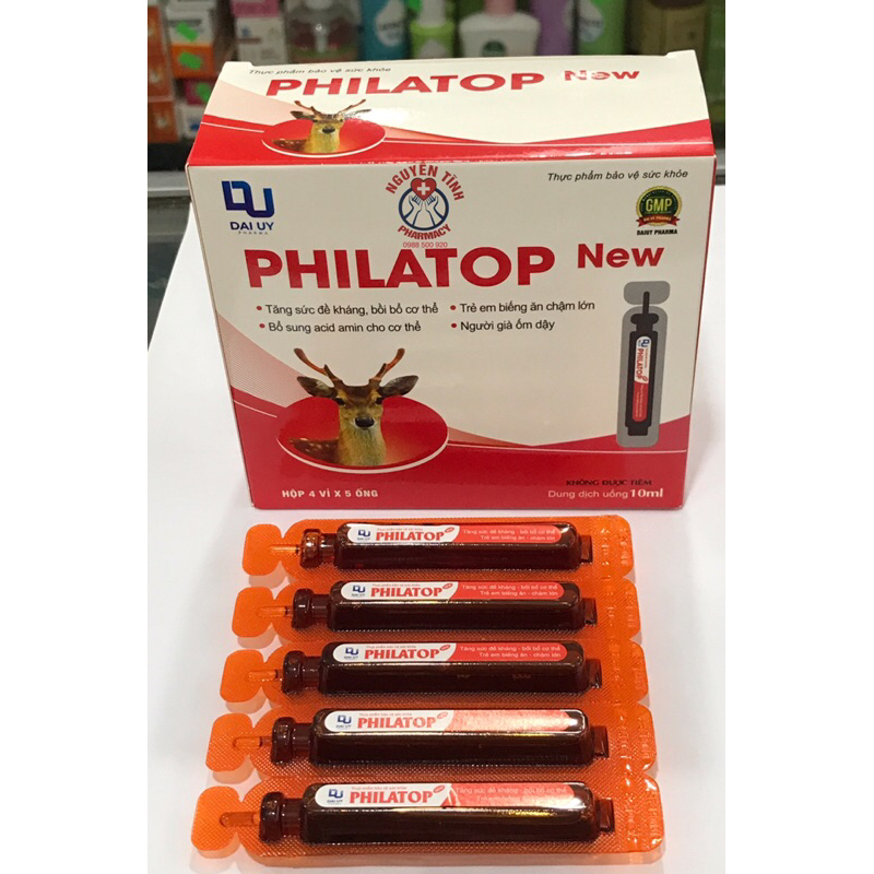 Philatop new ống nhựa giúp ăn ngon, bổ dưỡng hộp 20 ống | Shopee Việt Nam