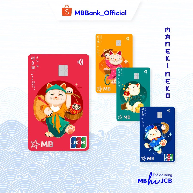Thẻ MB Hi Collection - Bộ sưu tập Mèo Maneki Neko | Shopee Việt Nam