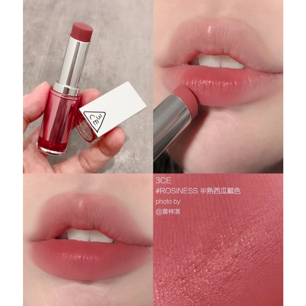 SON THỎI 3CE BLUR MATTE LIPSTICK ROSINESS, SALTY CINAMON | Shopee Việt Nam