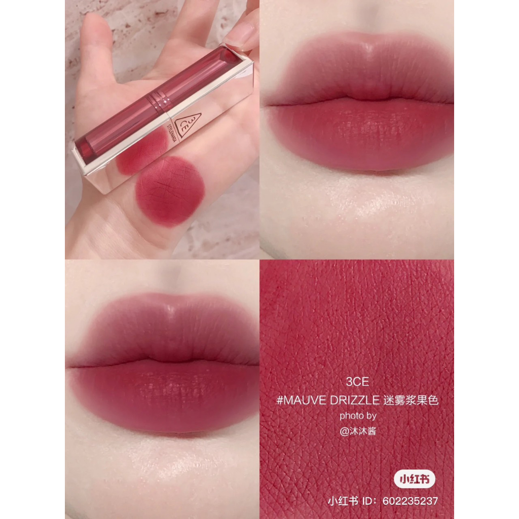 SON THỎI 3CE BLUR MATTE LIPSTICK ROSINESS, SALTY CINAMON | Shopee Việt Nam