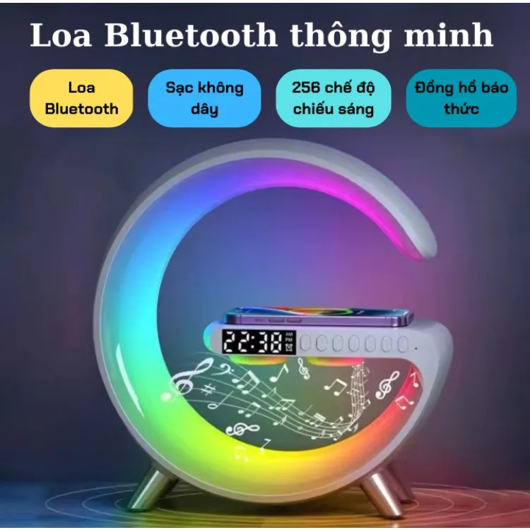 Loa Bluetooth Chữ G Đa Năng - Loa Không Dây Thông Minh Tích Hợp Đèn Led ...