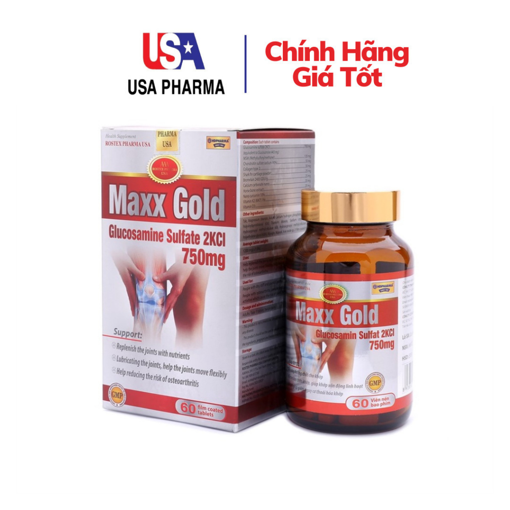 Viên Xương Khớp Maxx Gold Glucosamine Giúp giảm đau nhức xương khớp ...