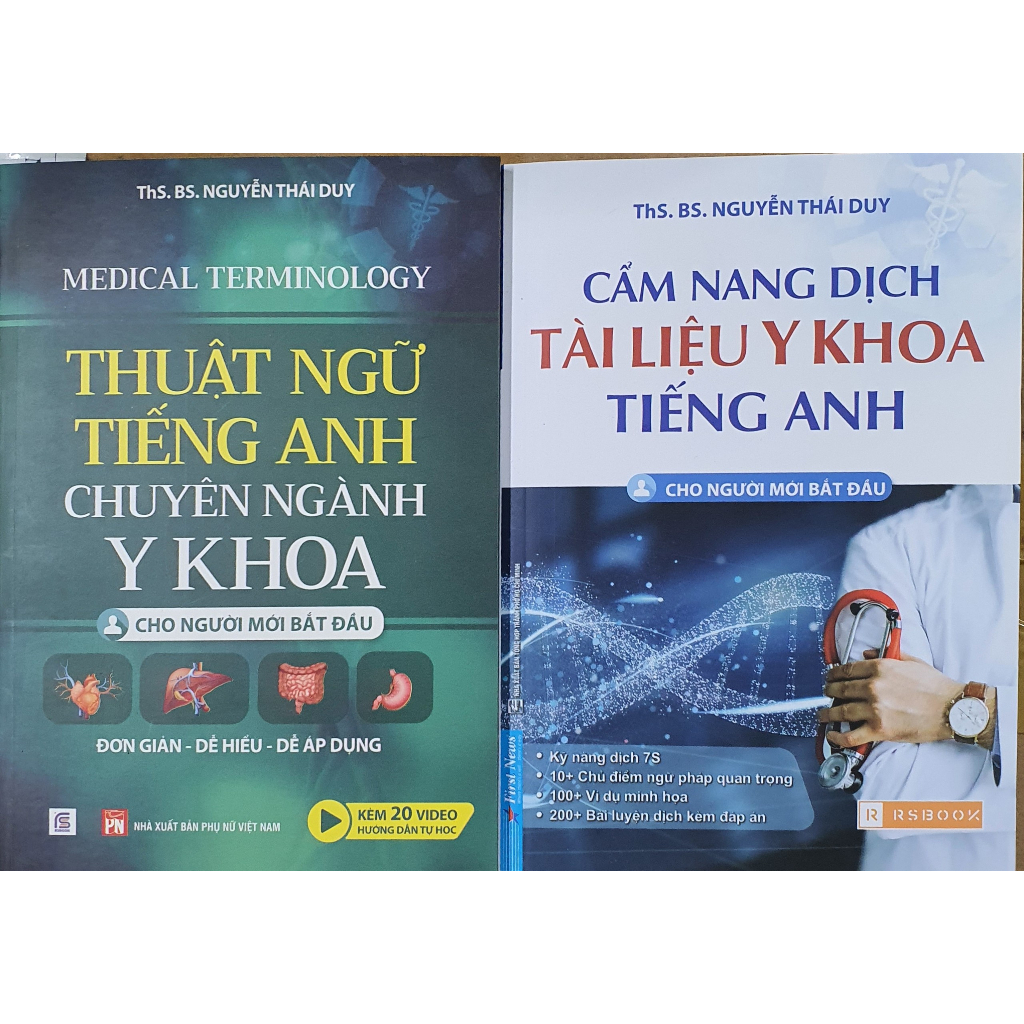 Sách Combo Thuật Ngữ Y Khoa Tiếng Anh + Cẩm Nang Dịch Tài Liệu Y Khoa ...