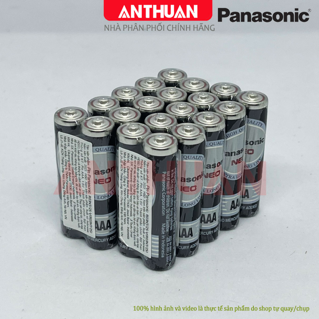 Hộp 60 Viên Pin AAA Panasonic Đũa Đen NEO R03NT-2S 3A chất lượng cao ...