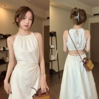 Váy khoét lưng Mina dress dáng dài tiểu thư xixeoshop - V69 | Shopee ...