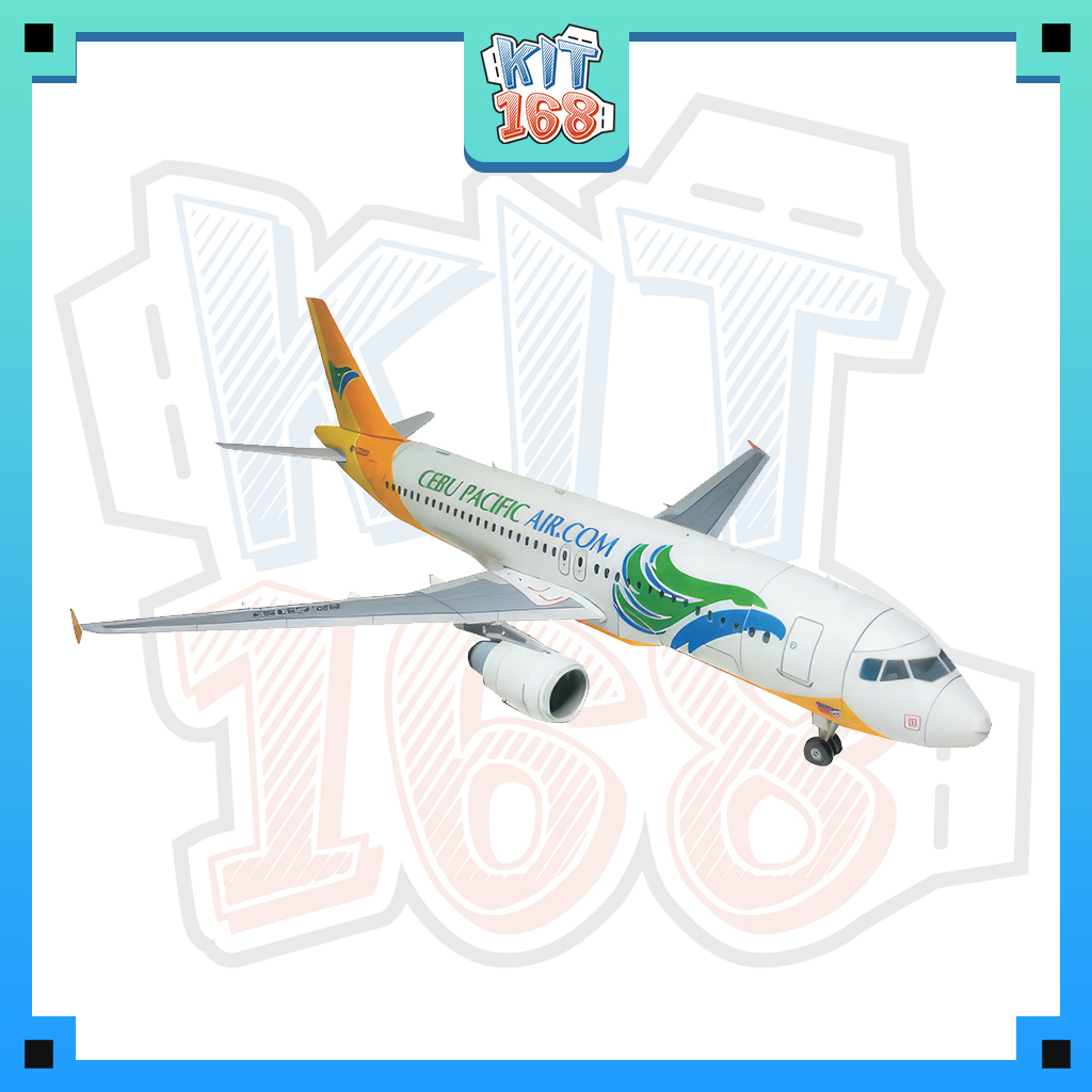 Mô hình giấy Máy bay Airbus A320 Cebu Pacific | Shopee Việt Nam