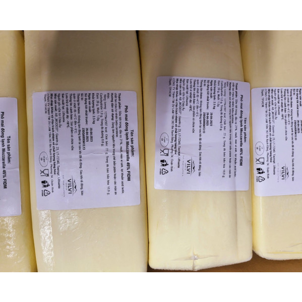 Phomai mozzarella Vilvi nguyên khối 2,5kg | Shopee Việt Nam