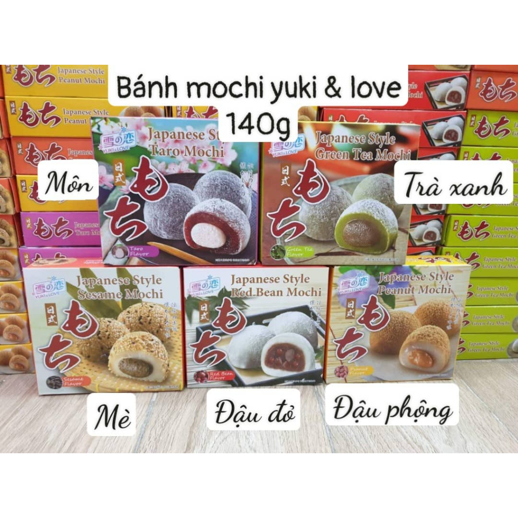 BÁNH MOCHI YUKI & LOVE Đài Loan 140g | Shopee Việt Nam