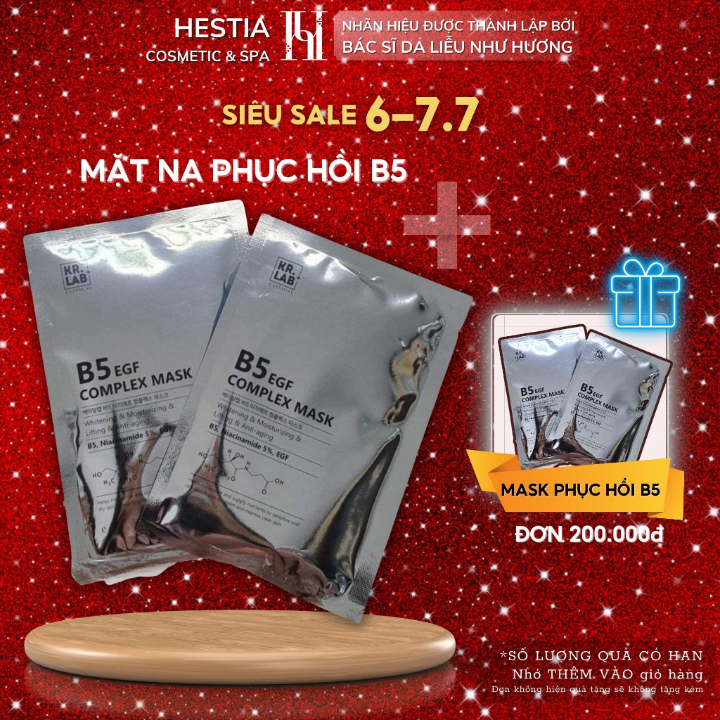 Mặt nạ cấp ẩm làm dịu da B5 EGF COMPLEX MASK KR.LAB 1 MIẾNG | Shopee ...