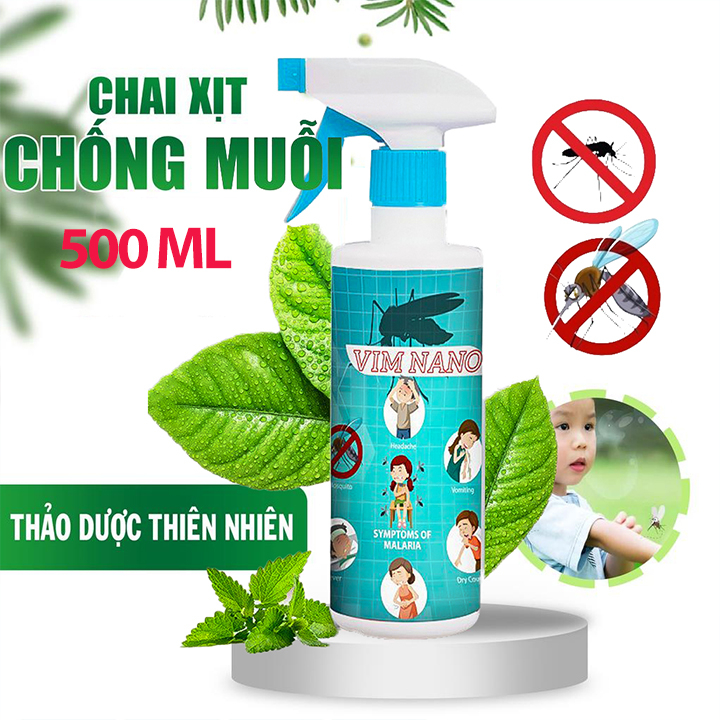 Chai Xịt Đuổi Muỗi, Côn Trùng Vim Nano 500ml Mùi Hương Dễ Chịu Xuất Xứ ...
