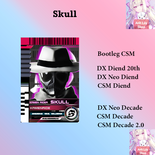 [Có Sẳn]Đồ chơi Rider card In csm dx bootleg đọc được ( card bán lẽ ...