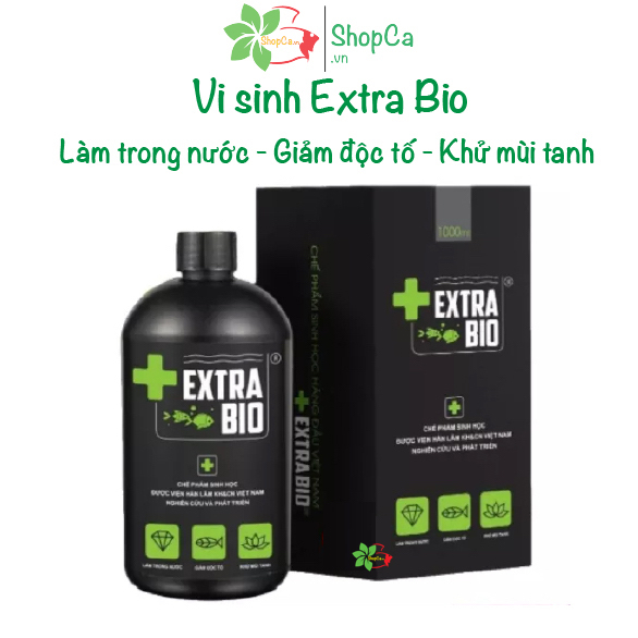 Vi Sinh Extra Bio Làm Trong Nước Bể Cá Cảnh ExtraBio - chai dung tích 125ml 250ml 500ml 1lít ...