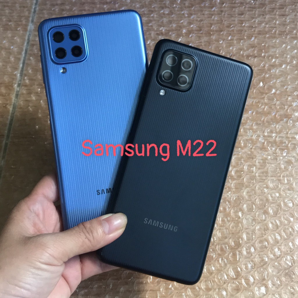 Bộ Vỏ sườn Samsung M22 zin có kính camera +phím | Shopee Việt Nam