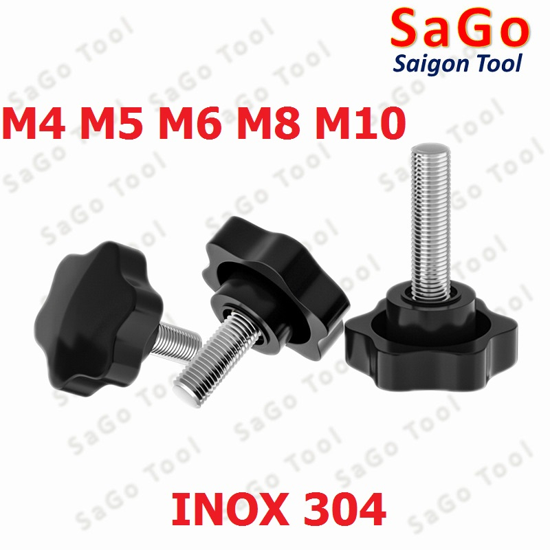 Núm vặn tay bông mai hàng inox 304 ren M4 M5 M6 M8 M10 | Shopee Việt Nam