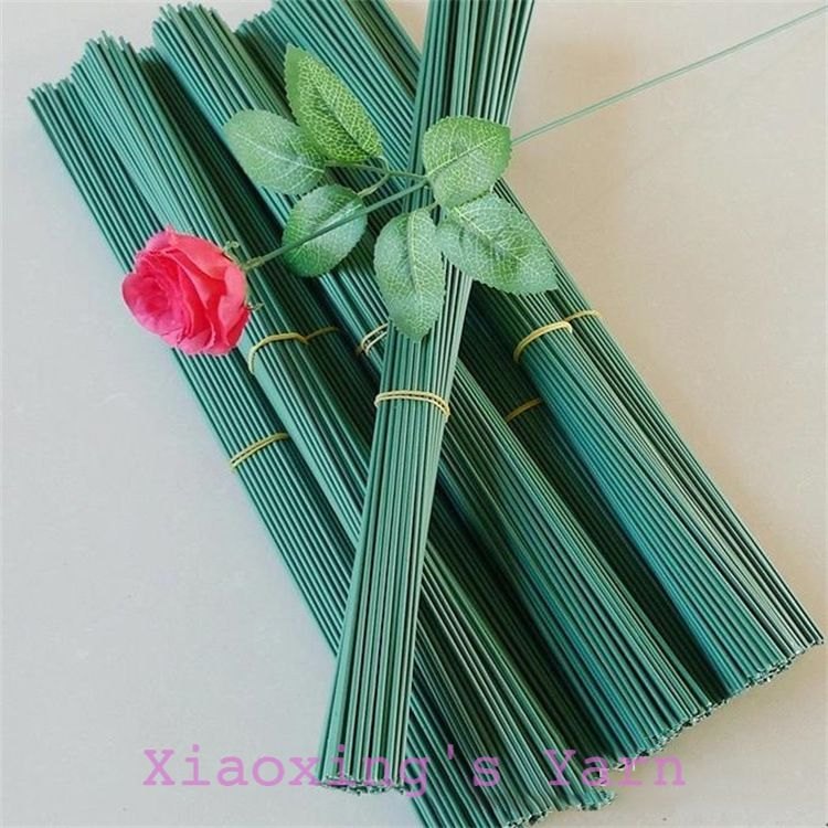 Cành hoa giả bằng kẽm 30 - 40cm cắm hoa, làm thân hoa len handmade, hoa ...
